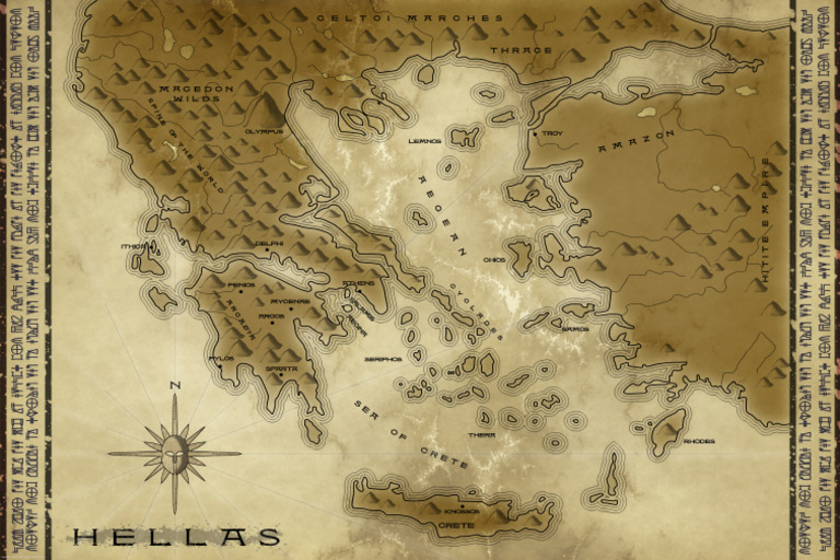 Heroes of Hellas Map | PDF
