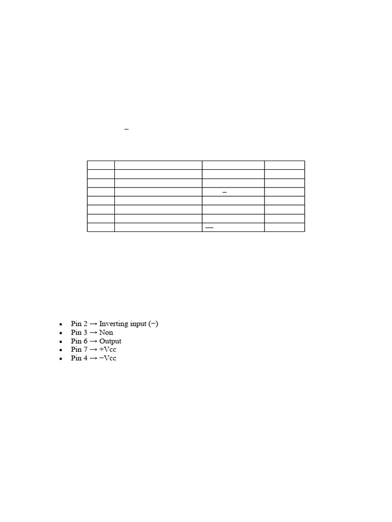 Manual For First Cycle Experiments | PDF | Amplifier | Operational ...