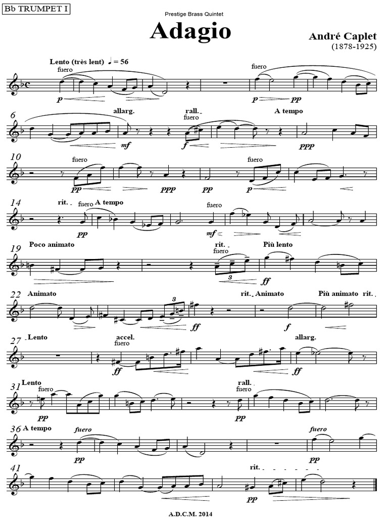 Adagio for Violin and Organ | PDF | Tempo | Music Theory