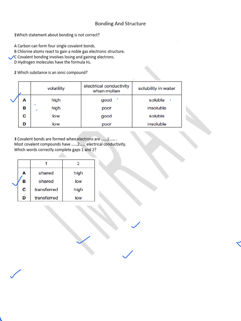 Bonding Igcse | PDF | Chemical Bond | Chemical Compounds