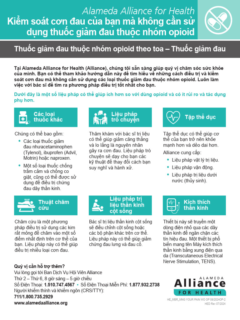 Opioids Flyer ManageYourPain 2024 VI HR | PDF