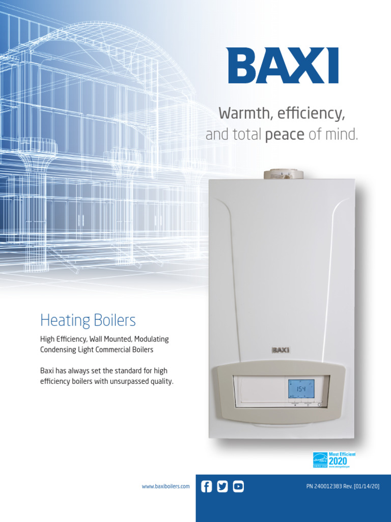 Baxi Commercial Brochure | PDF | Boiler | Combustion