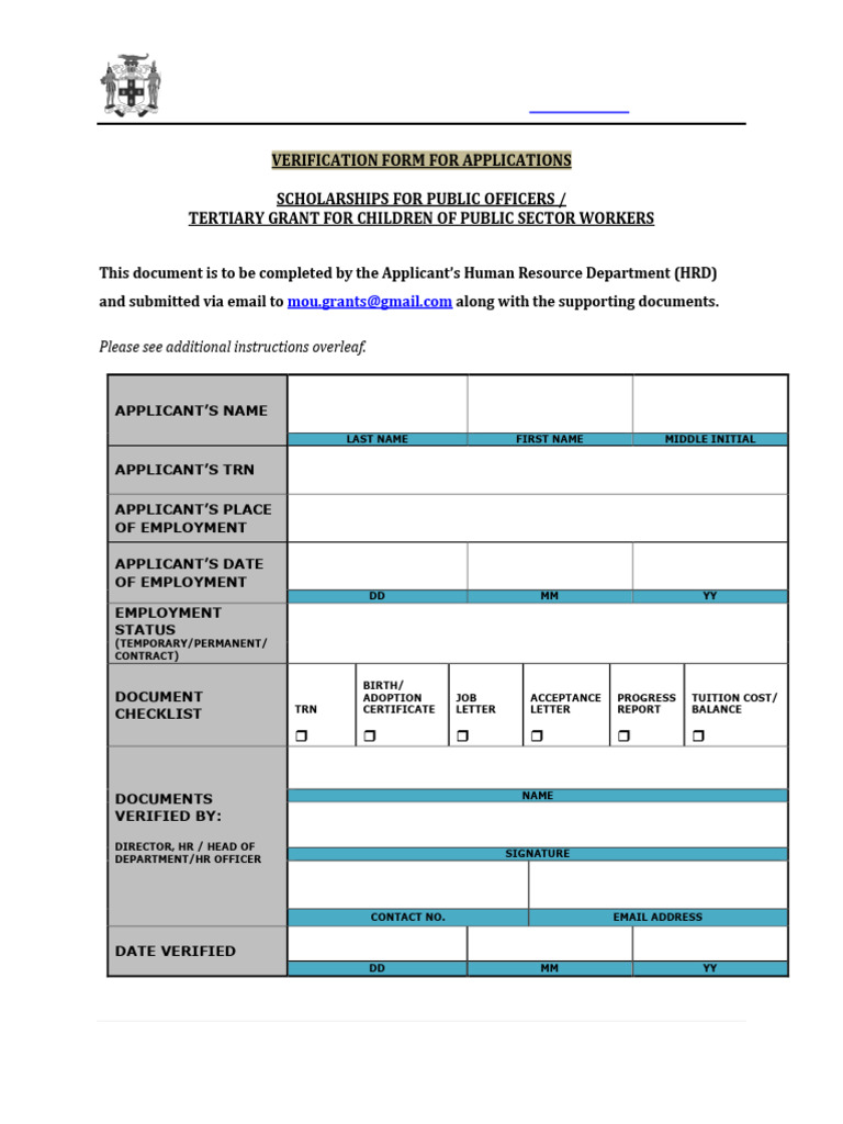 2025 Verification Form Education Grants_eFillable | PDF