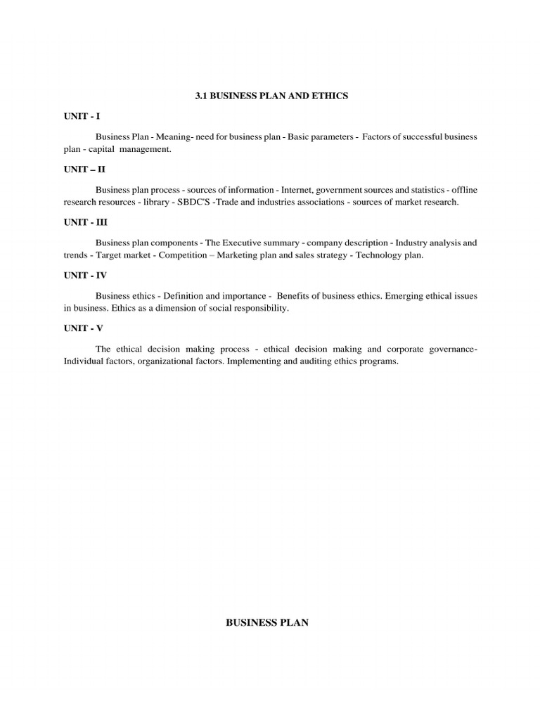 Busines Plan | PDF