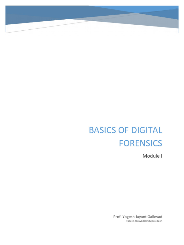 model of DF | PDF | Digital Forensics | Forensic Science