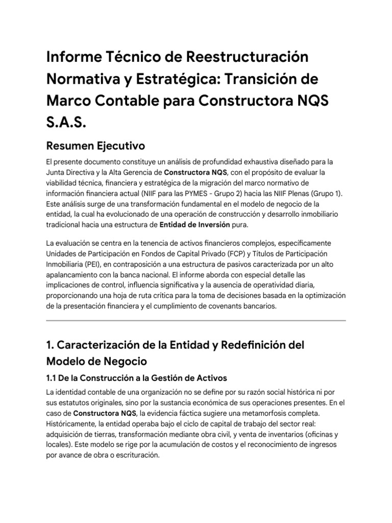 NQS_ NIIF Pymes vs. Plenas, Tasa Mínima (1) | PDF | normas ...