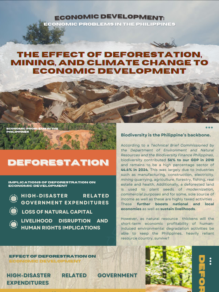The Effect of Deforestation Mining and Climate Change to Economic ...