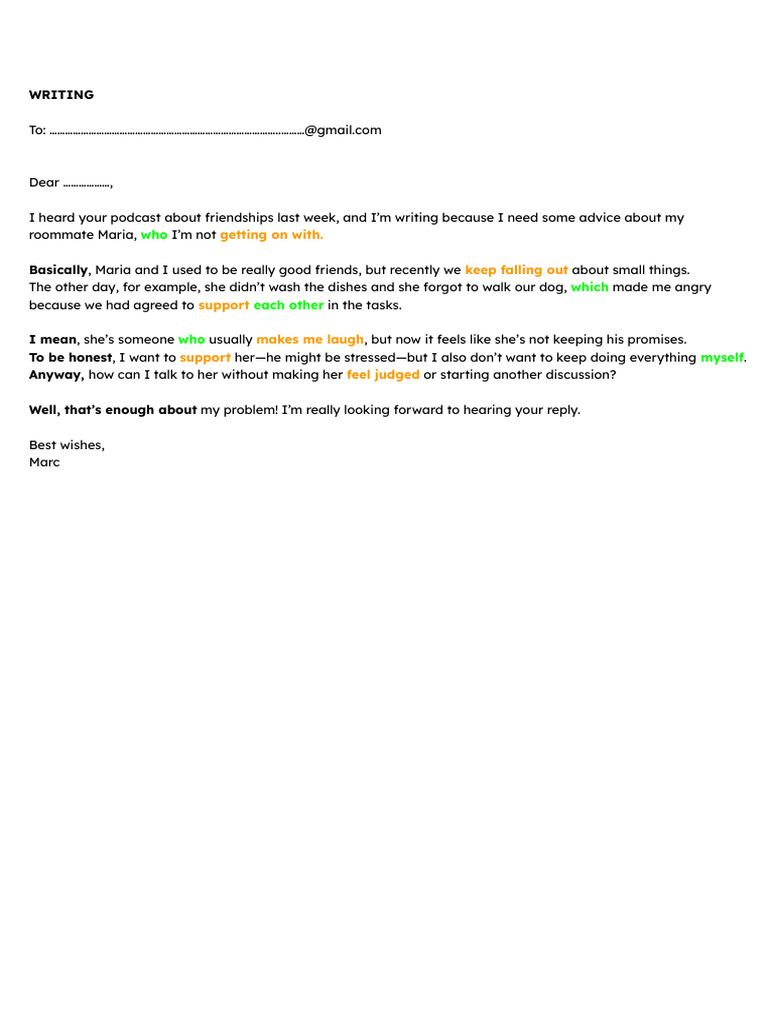 Writing Unit 3 | PDF