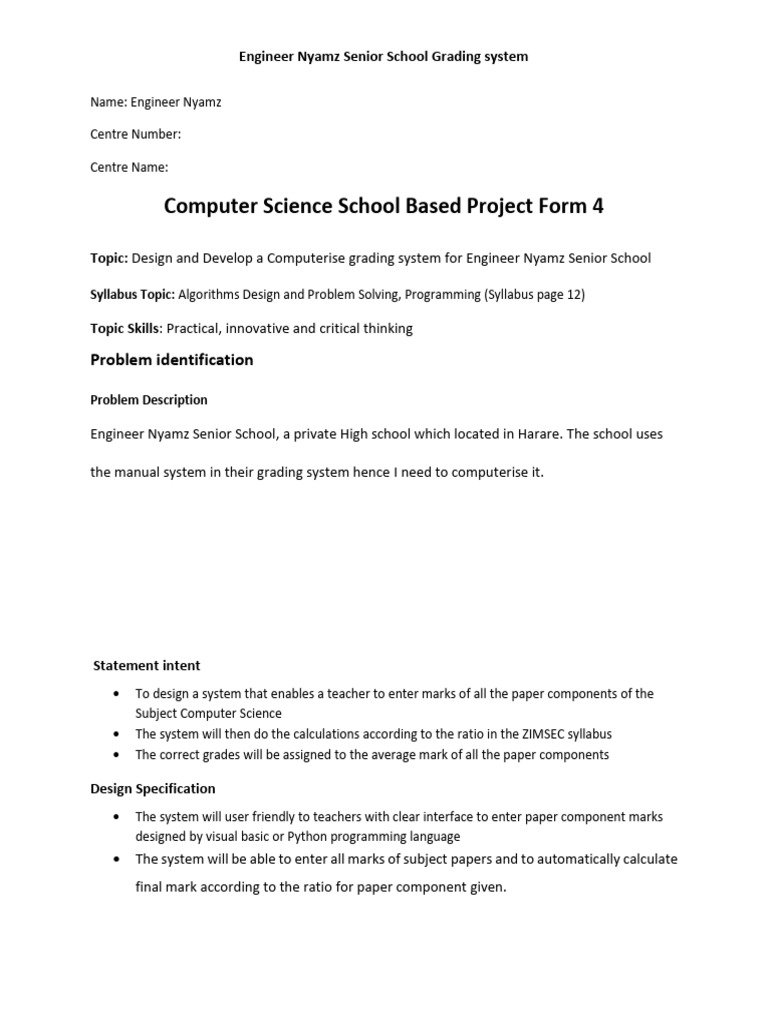 Nyamz Computer Science HBC-1 | PDF | Computer Science | Computing