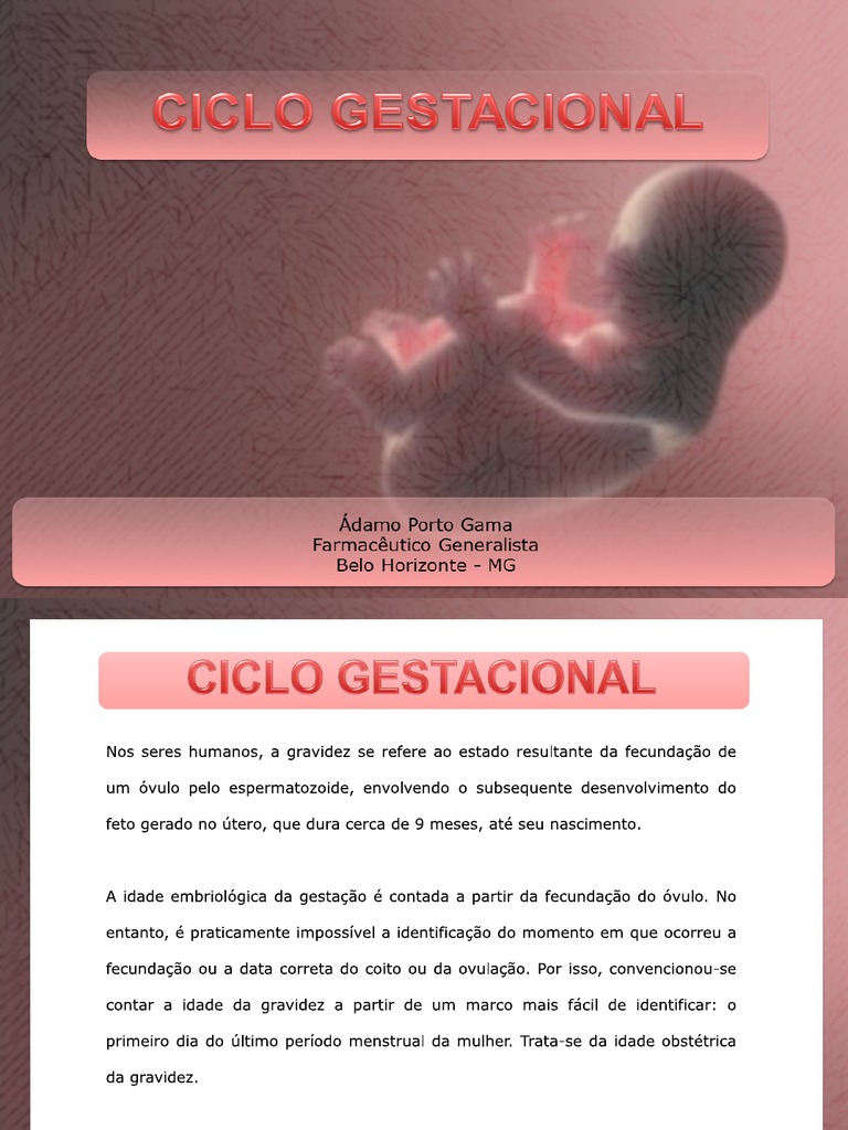 Ciclo Gestacional y Código 123451367 | PDF | Reproducción | El embarazo