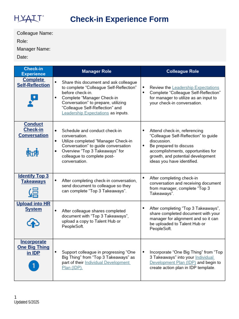 Checkin Experience Form Cuong Self-Reflection Completed v3 | PDF | Business