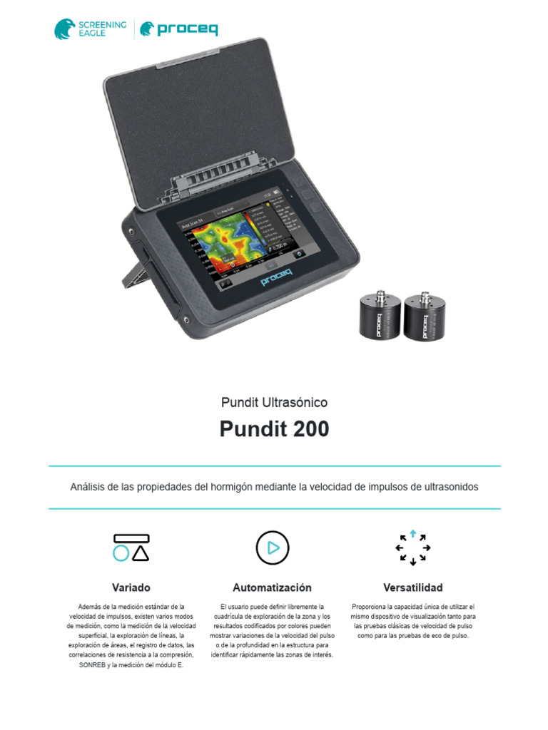 SF Pundit 200 | PDF | Ultrasonido | Hertz
