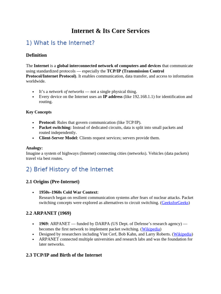 Week 14 handouts | PDF | Domain Name System | Computer Network
