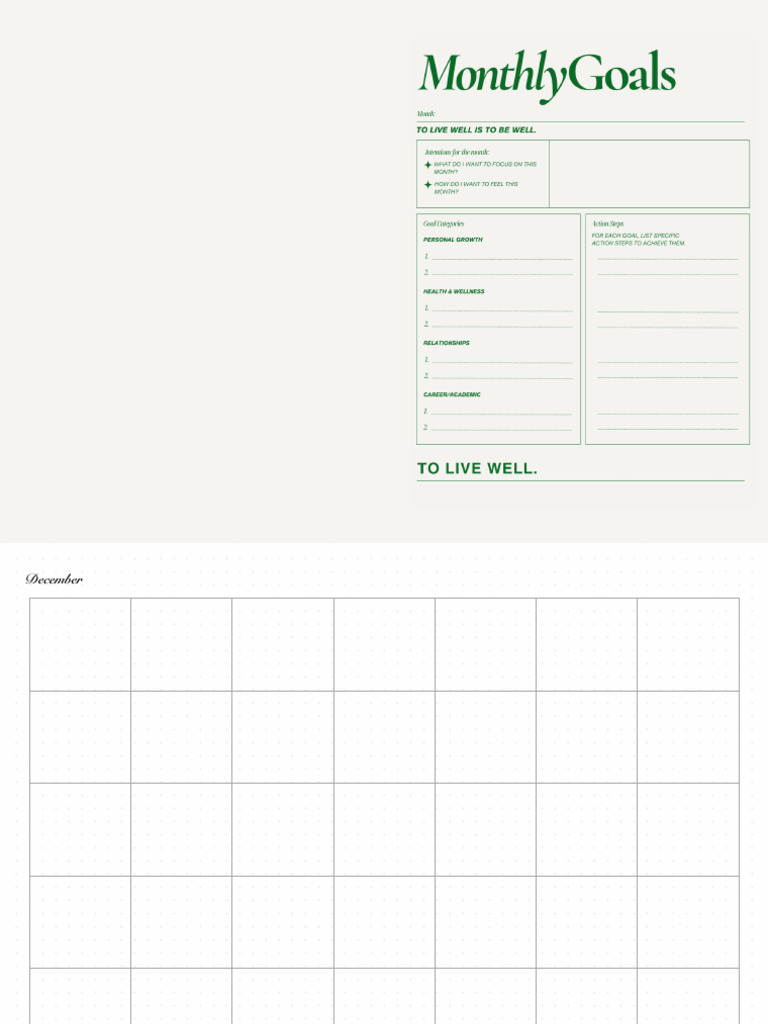 Daily Spread Agenda December 2025 | PDF