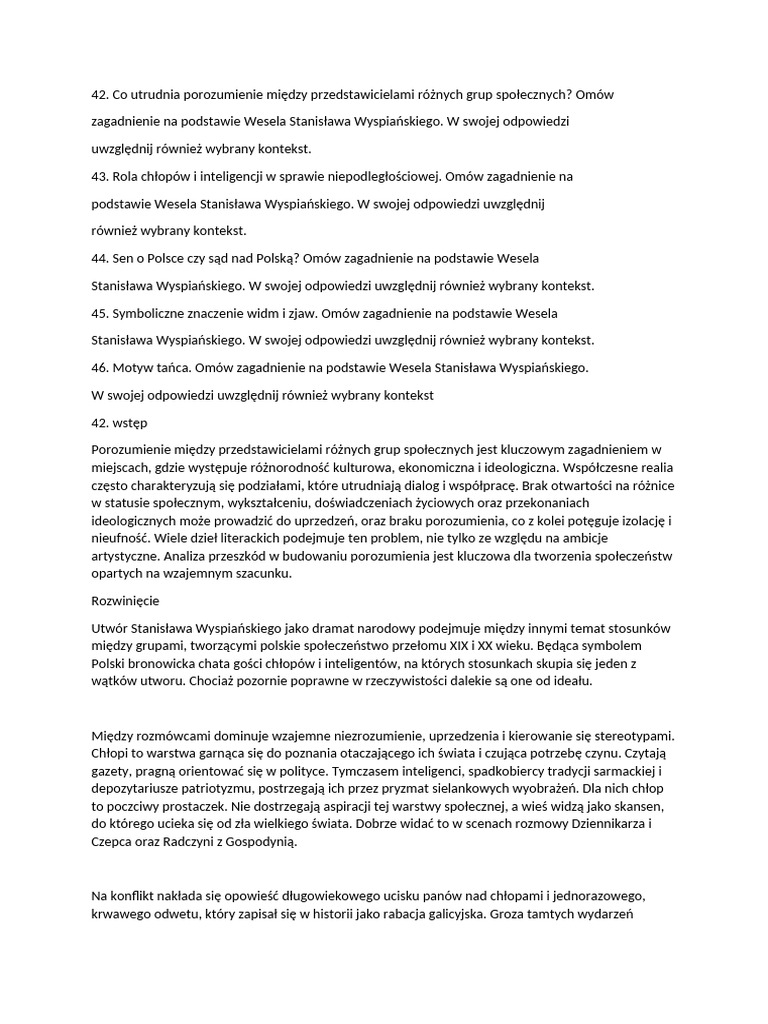 Polski Wesele | PDF