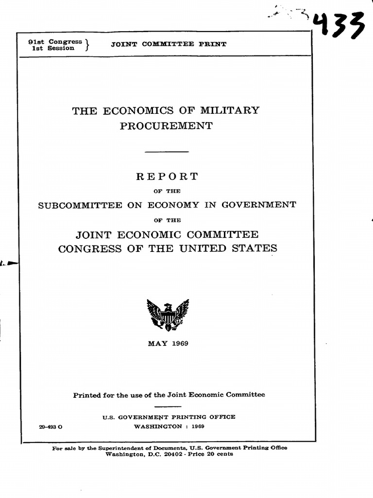 The Economics of Military Procurement Report | PDF | Subcontractor ...