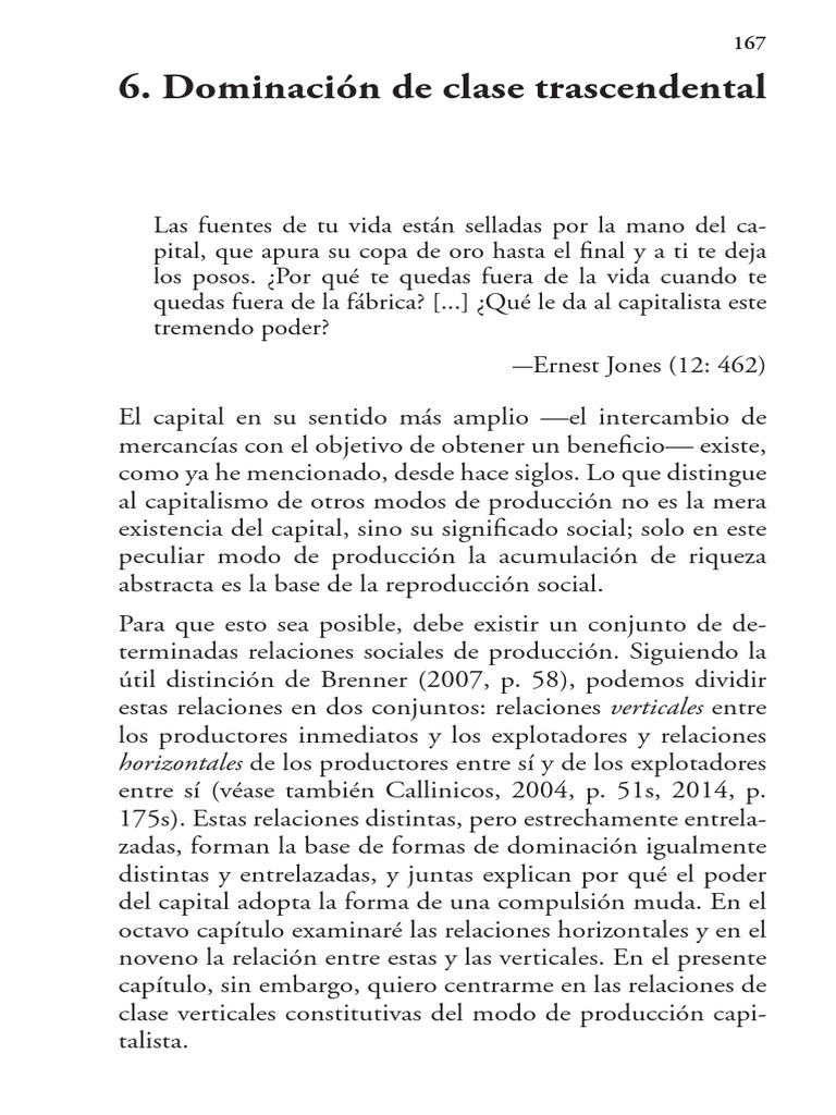 Soren Mau - Dominación de Clase Trascendental | PDF | Capital (economía ...