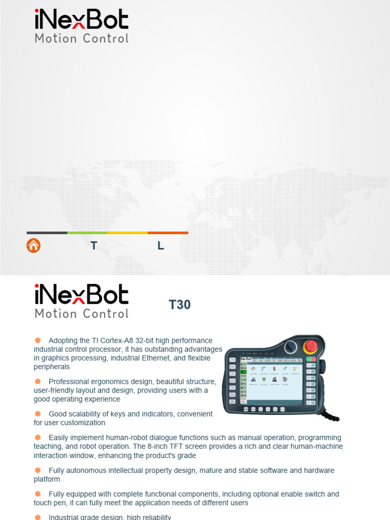 iNexBot_T30 Teach Pendant Manual_2022 | PDF | Switch | Usb