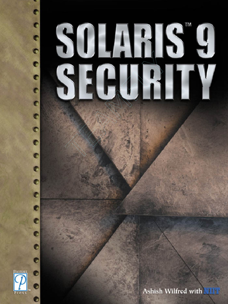 Solaris 9 Security | PDF | Key (Cryptography) | Public Key Cryptography