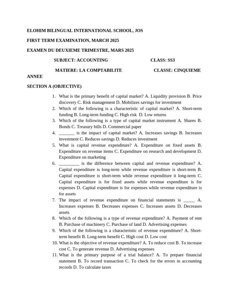 sss3 accouting | PDF | Expense | Debits And Credits