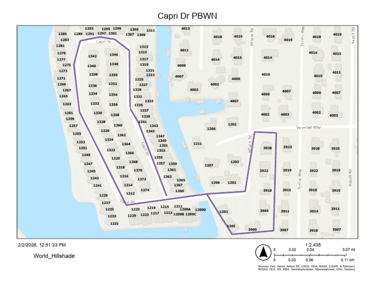 Capri DR Map | PDF