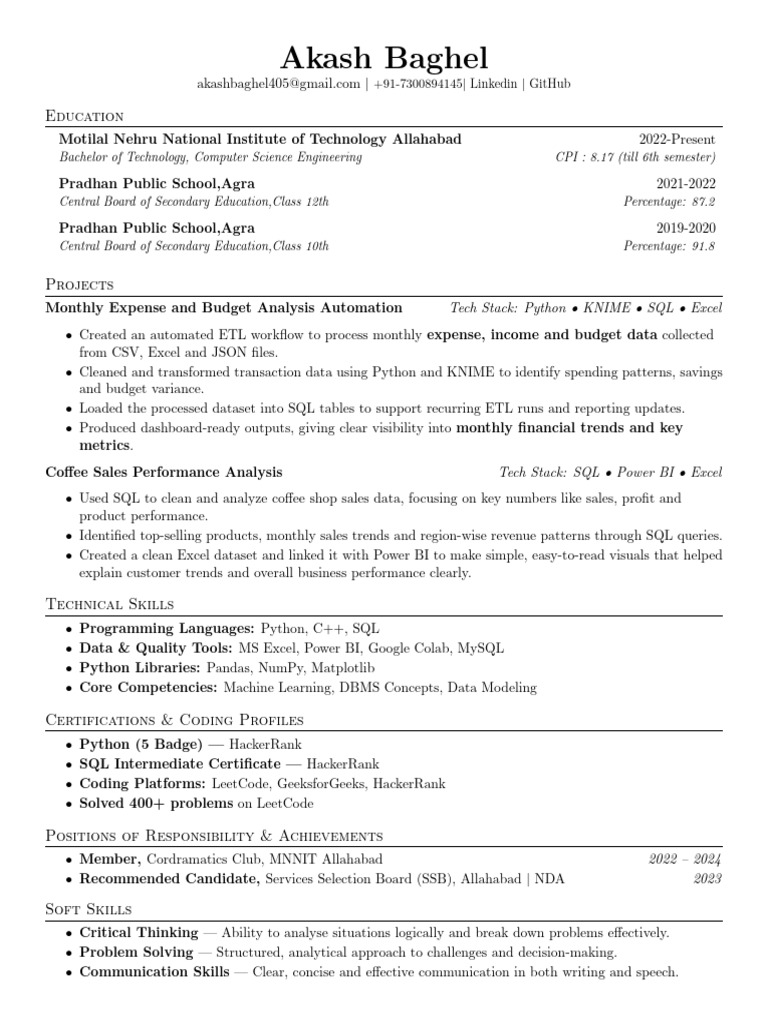 Jake_s_Resume | PDF | Sql | Microsoft Excel