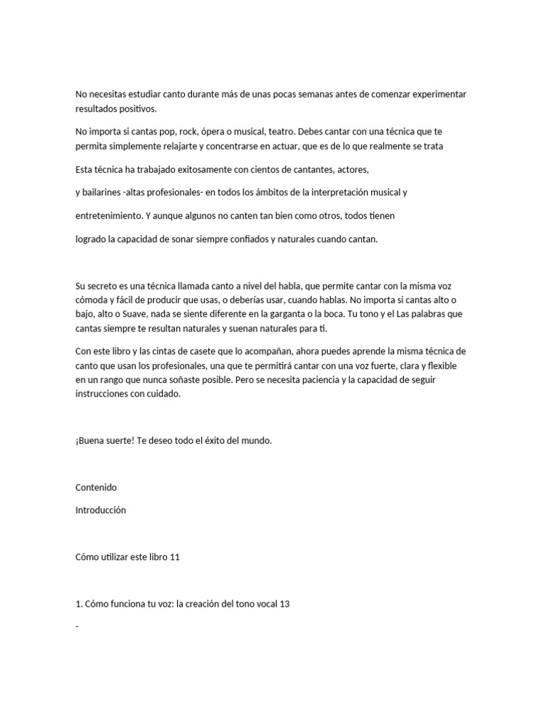 SETH RIGGS | PDF | Canto | Sistema respiratorio