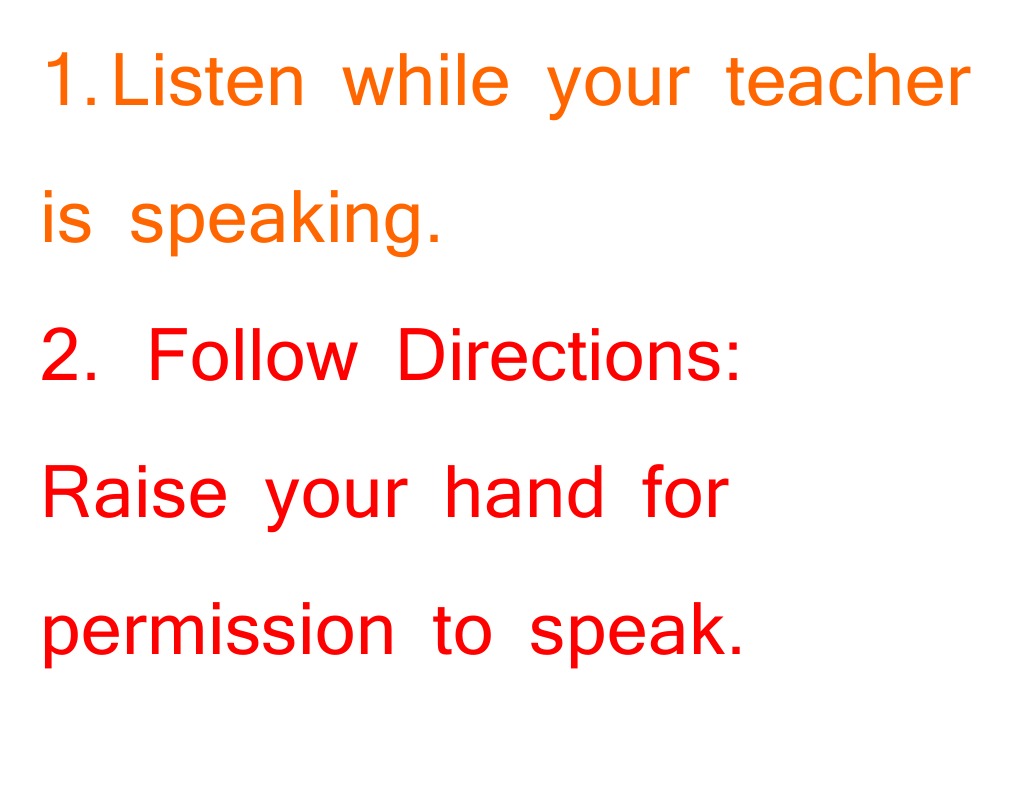 Classroom Behavior Guidelines | PDF