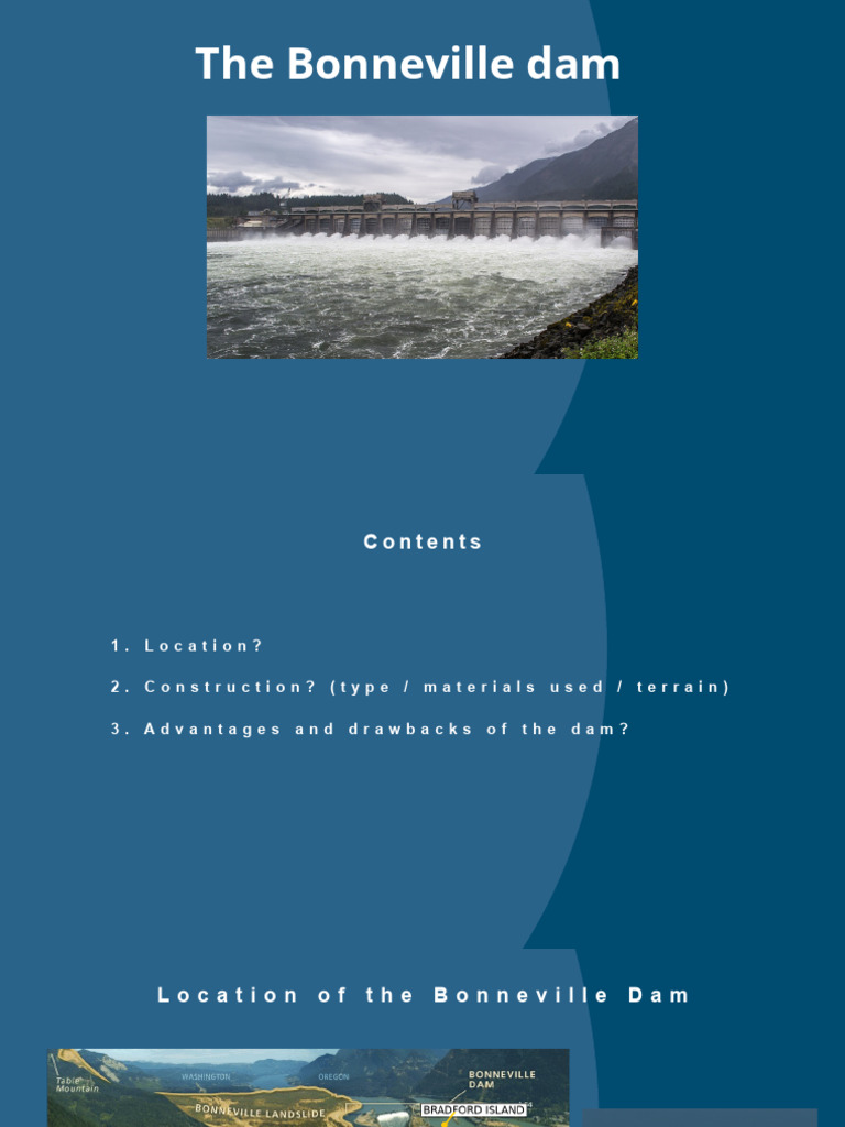 The Bonneville Dam | PDF