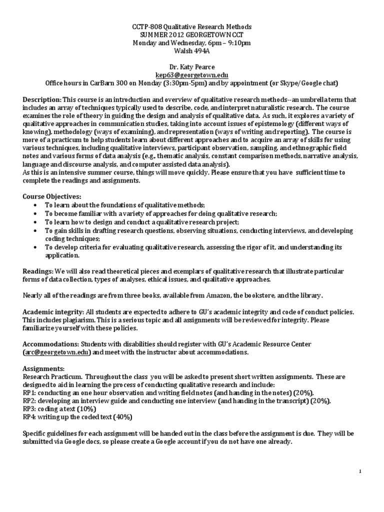 Qual Methods | Download Free PDF | Qualitative Research | Social ...