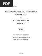 Grade 7 Natural Science Term 2 Plan | PDF | Physical Sciences | Materials