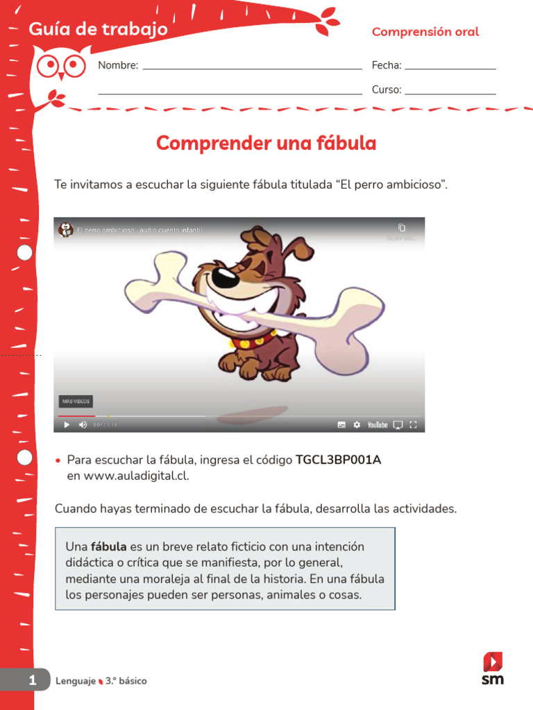 Comprender Una Fábula | PDF