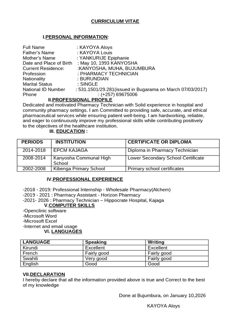 Cv Culculum 2020 c - Copy | PDF