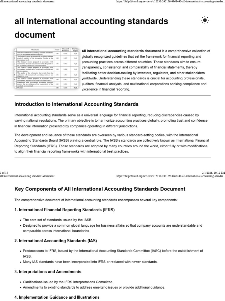 All The Source Docs Summarized | PDF | International Financial ...