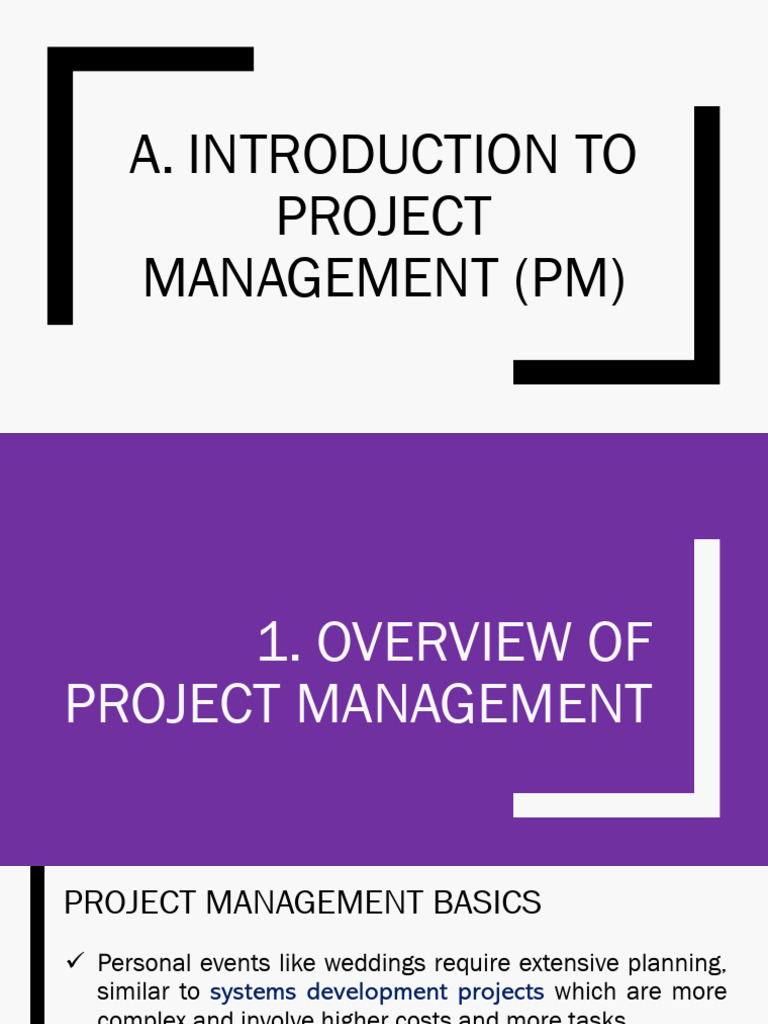 01 IS1333 Introduction To Is Project Management | PDF | Project ...