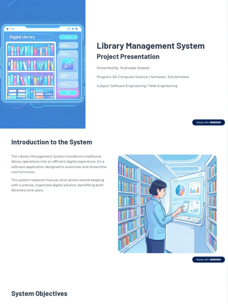 Library-Management-System | PDF | Libraries | Automation
