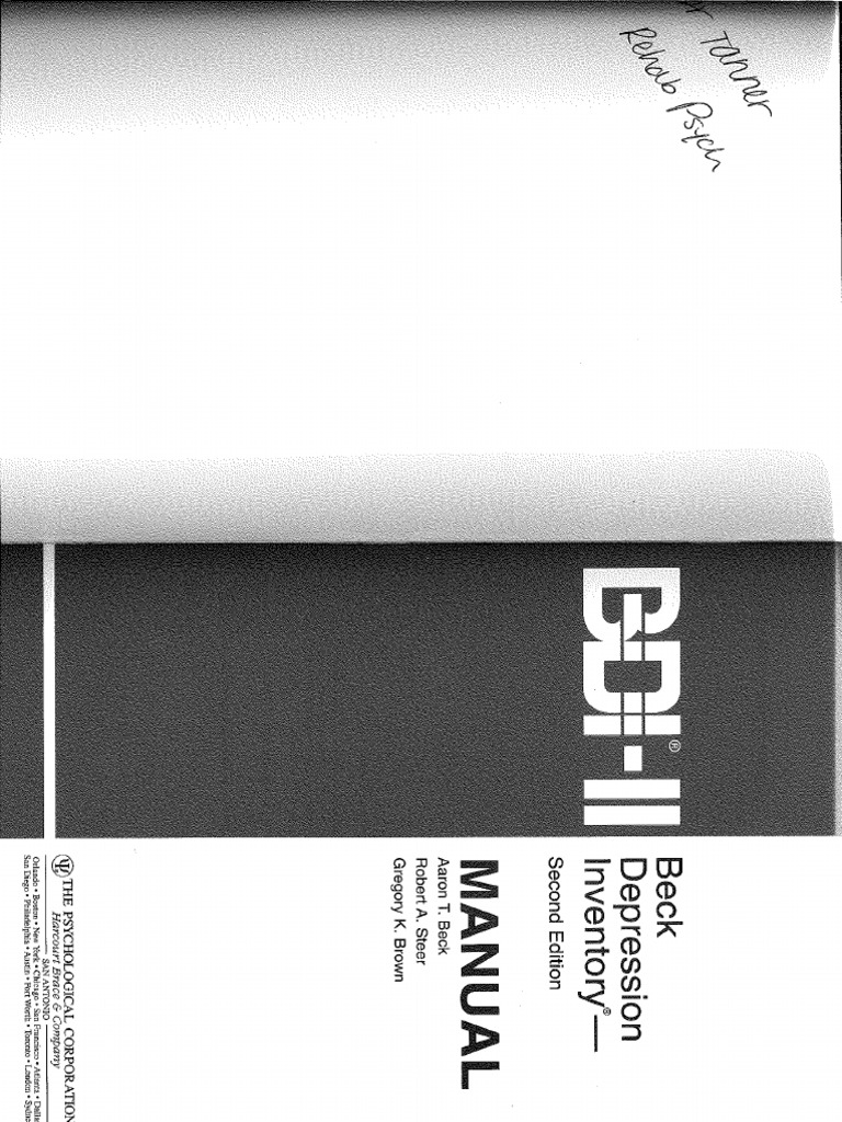 BDI Manual | PDF