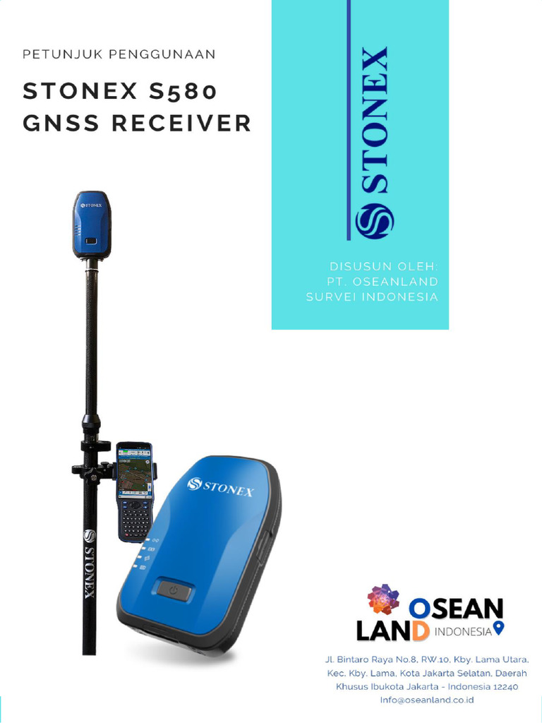 Petunjuk Penggunaan Stonex S580 | PDF