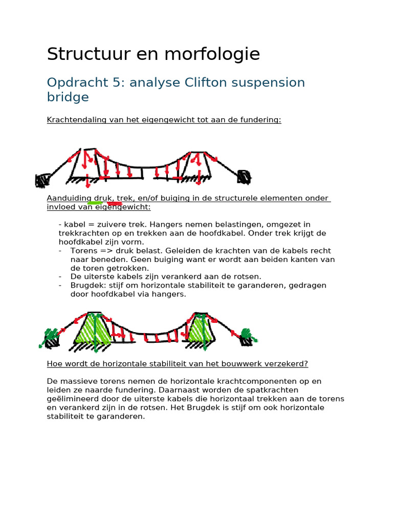 Structuur en Morfologie Opdracht 5 | PDF