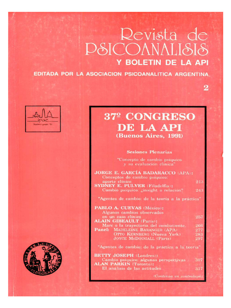 Baranger Agentes de cambio - de la práctica a la teoría | PDF