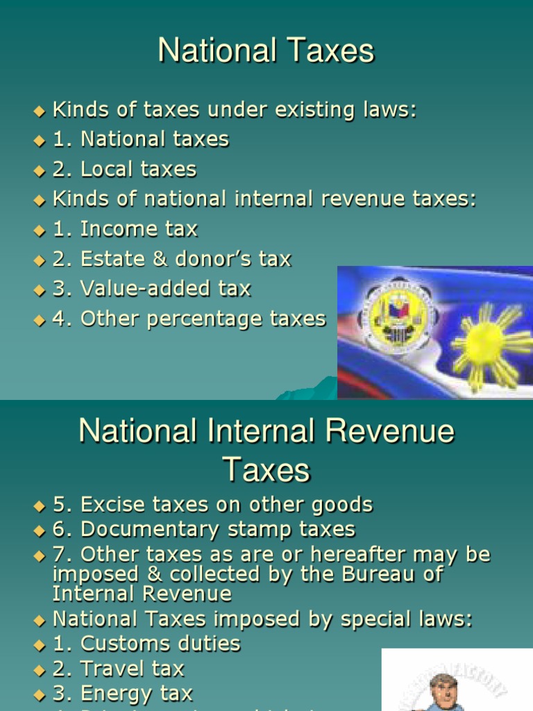 National Taxes | PDF | Tax Deduction | Gross Income