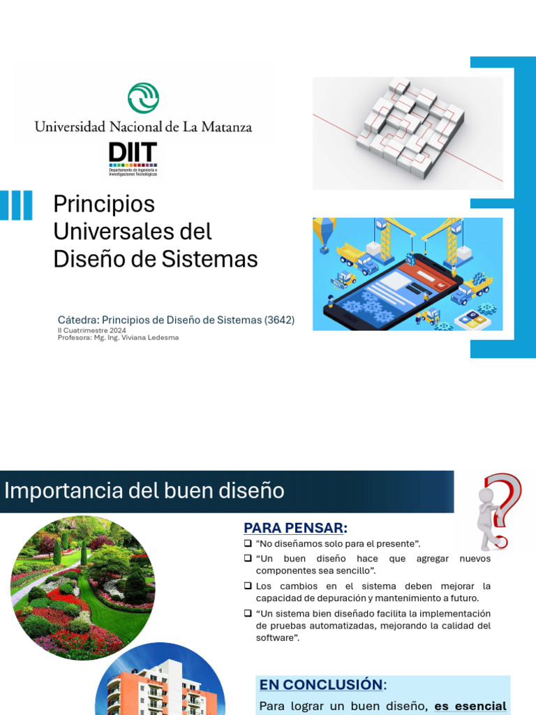 Principios Universales Del Diseño | PDF | Modularidad | Diseño