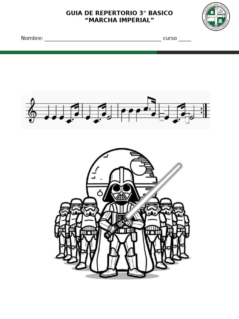 Guia 3° Star Wars MARCHA IMPERIAL | PDF