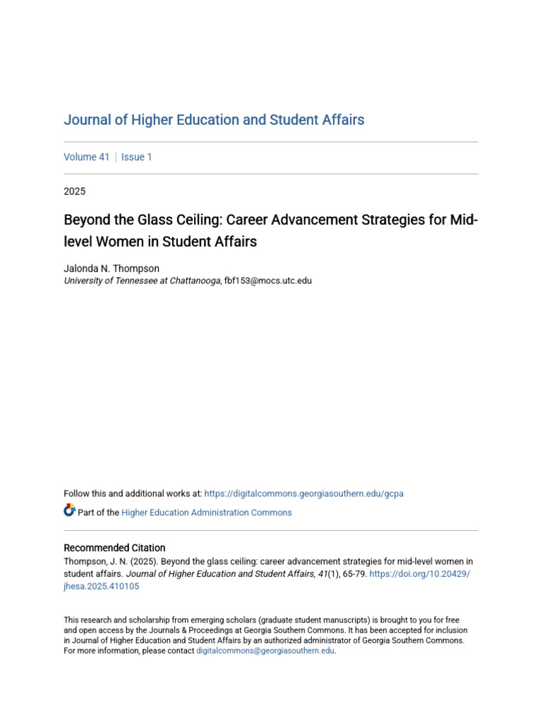 Beyond the Glass Ceiling: Career Advancement Strategies for Mid Beyond ...
