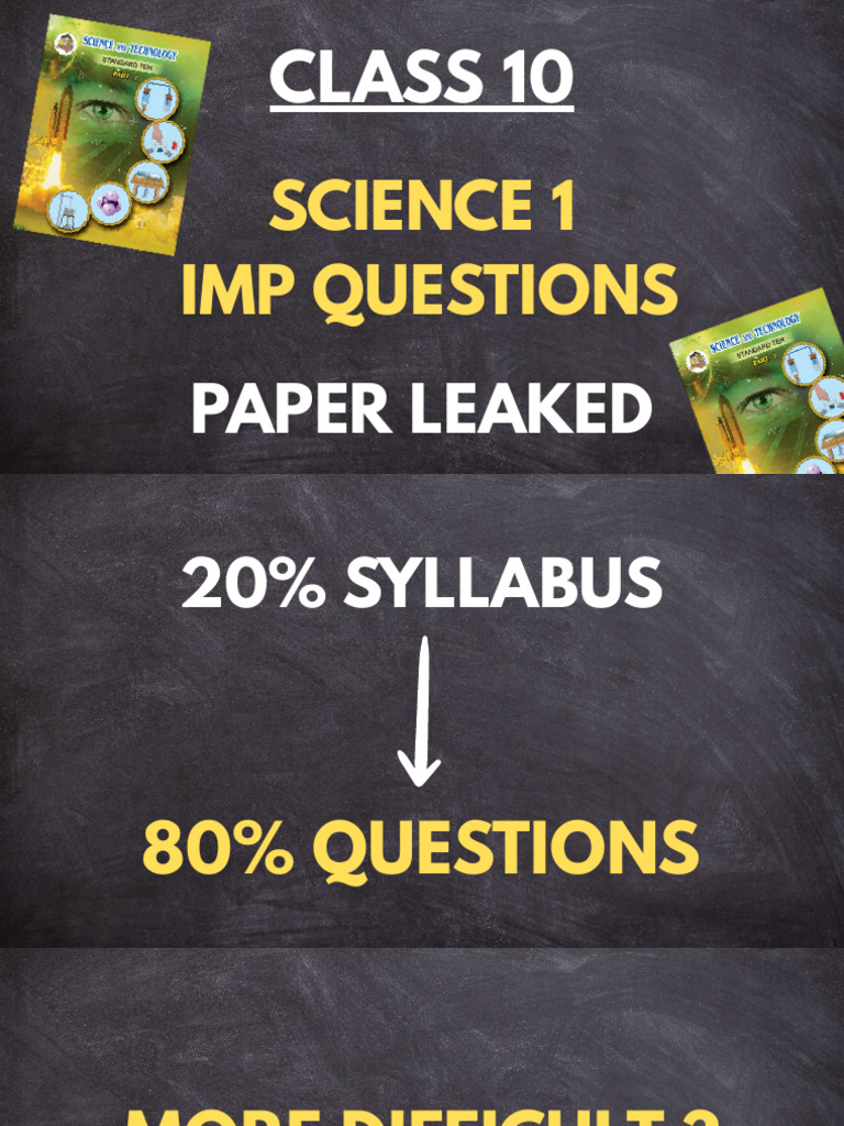 Science1 MOST IMP QUESTIONS | PDF