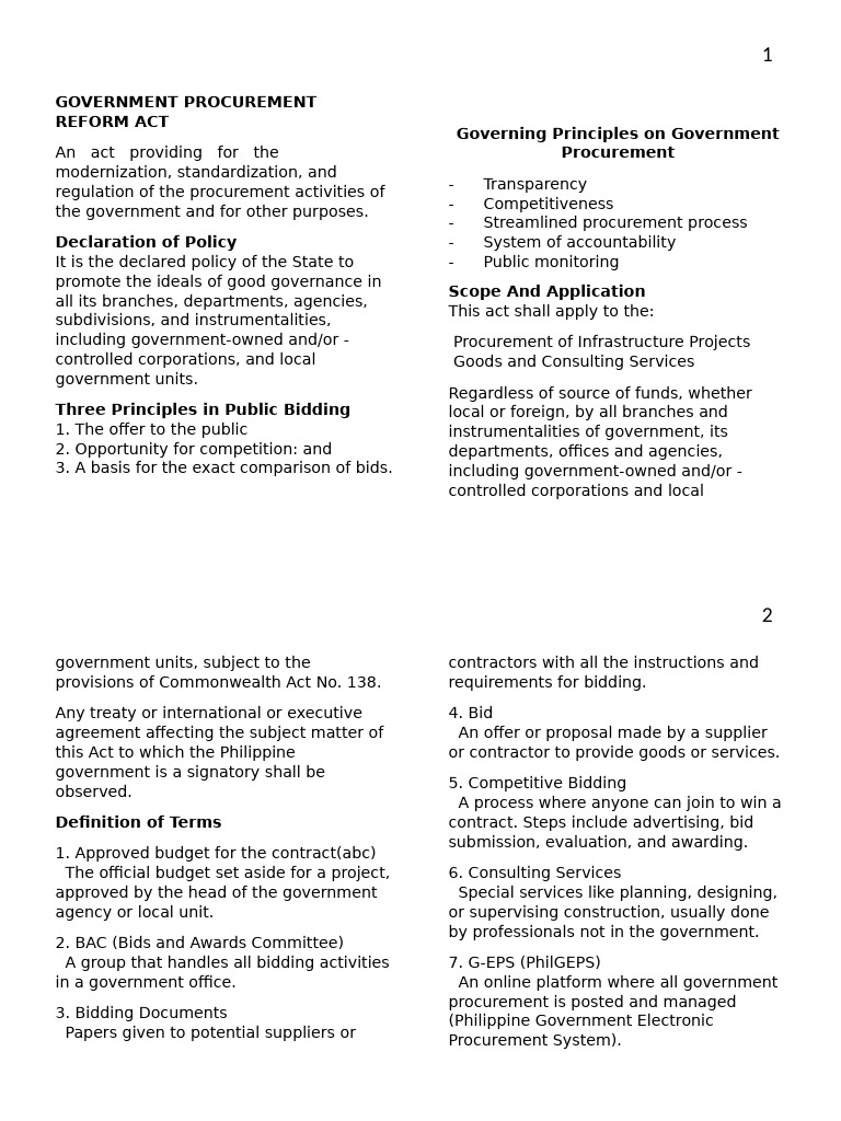 GPRA Outline | PDF | Procurement | Justice