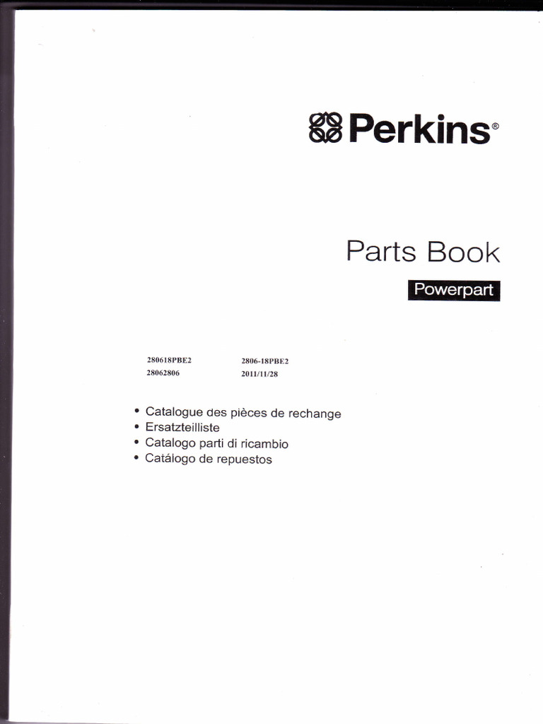 Salinan Perkins Parts Book | PDF | Piston | Machines