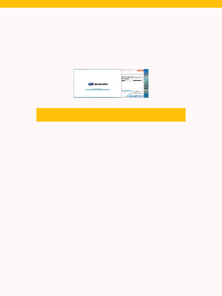 Subaru Fast Epc3 Usa 11 2020 Spare Parts Catalog New Interface | PDF ...