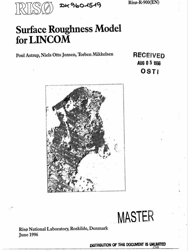 Surface Roughness Model for LINCOM-Ris-R-900EN | PDF