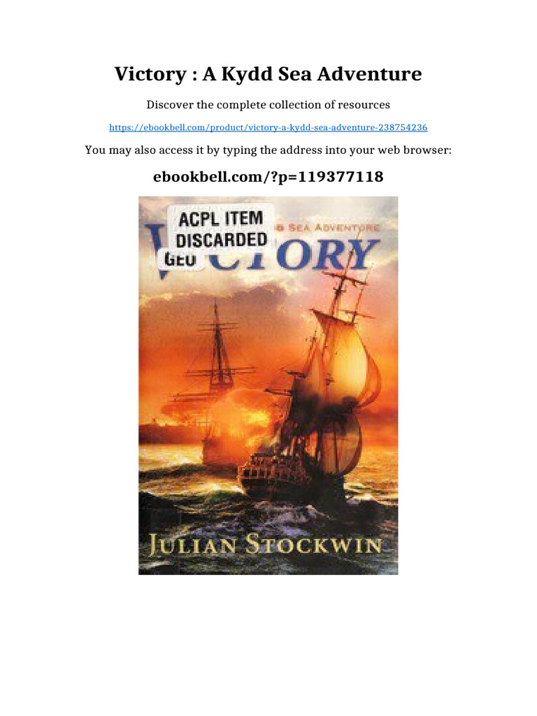 Victory : a Kydd sea adventure Ready to Read | PDF